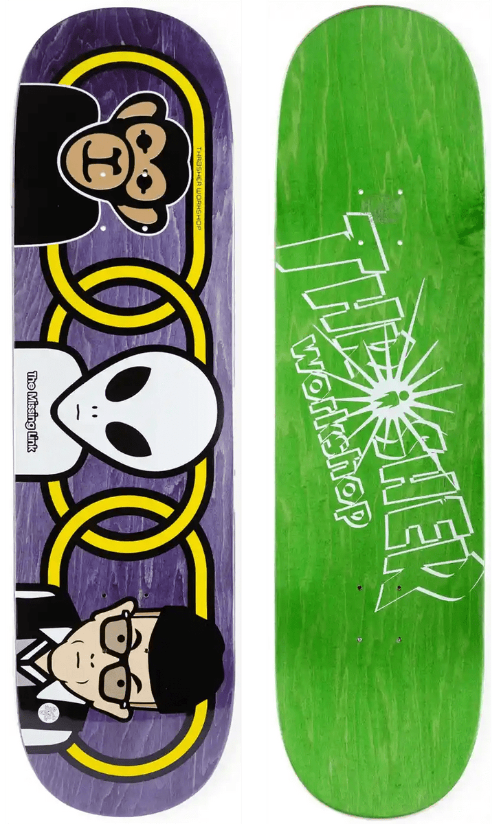 Alien Workshop X Thrasher Missing Phelps 8.75 Deck – Freedom Skateshop