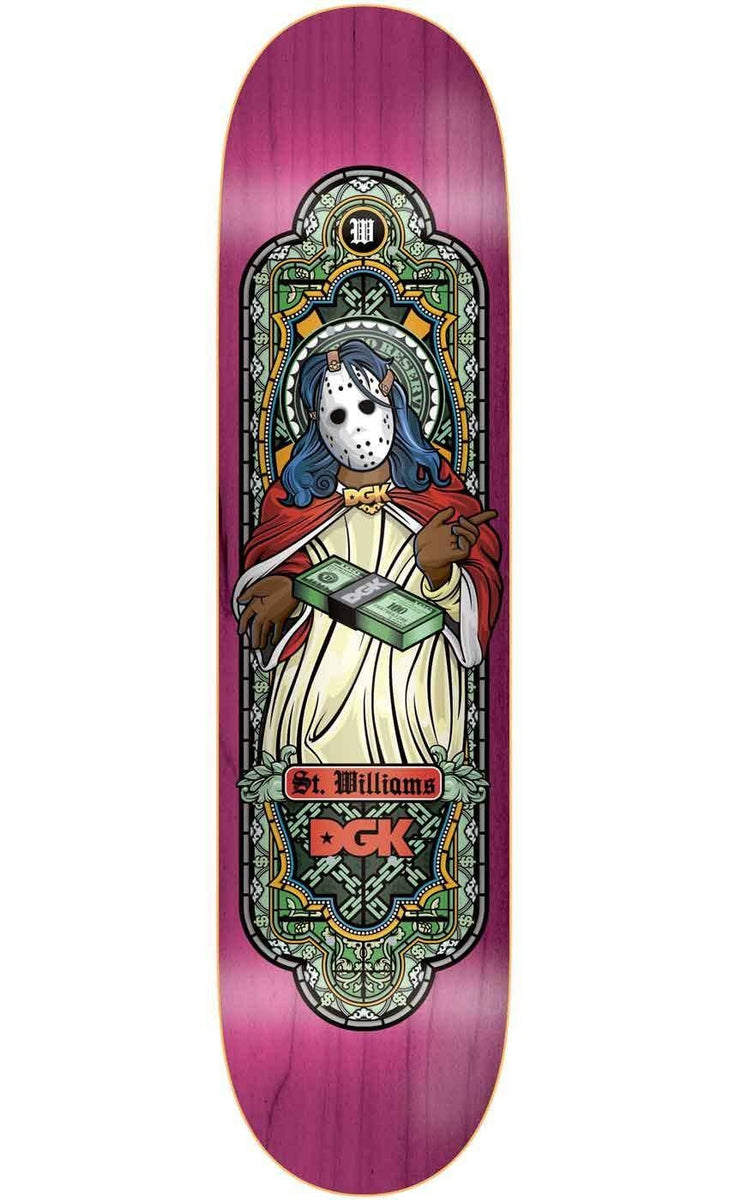 DGK Williams Ghetto Disciples 8.1 Deck Green – Freedom Skateshop