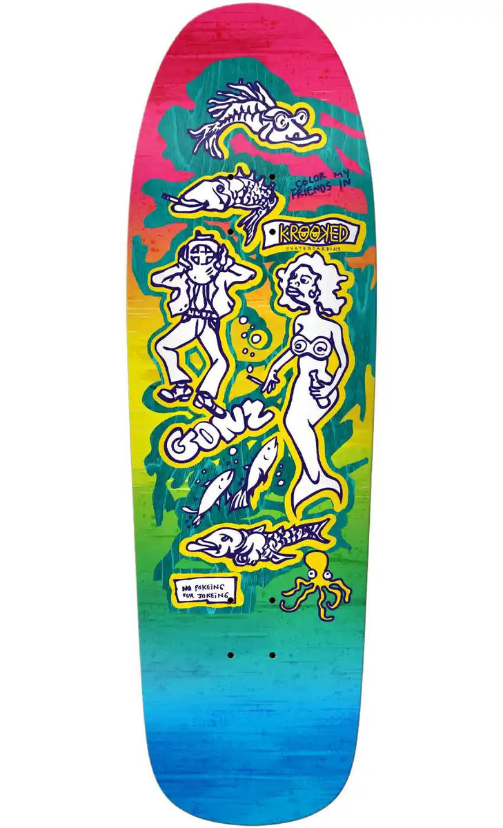 Krooked Skateshop Day 2024 Gonz Color My Friends 9.81 Edition Limitée ...