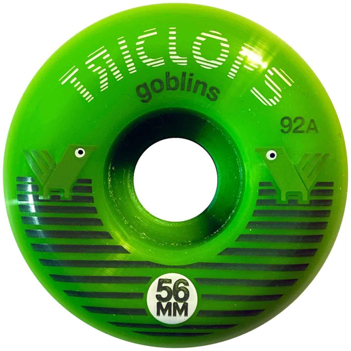 Triclops 56mm 92A Goblins Cruiser Wheels Green – Freedom Skateshop