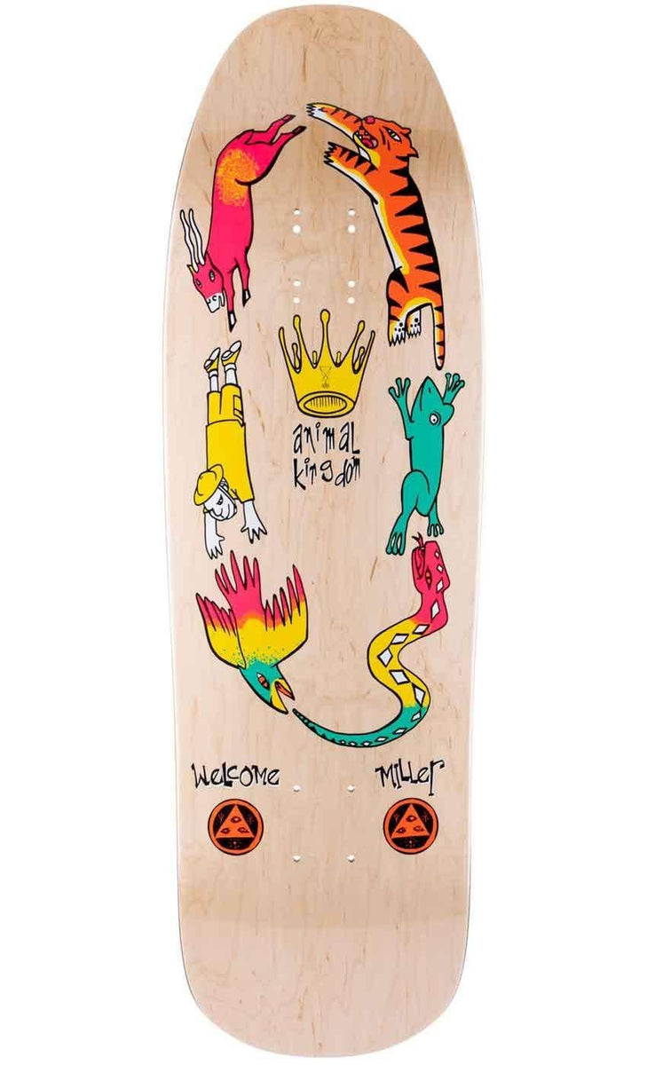 Welcome Miller Animal Kingdom On Gaia 9.6 Natural Deck – Freedom Skateshop