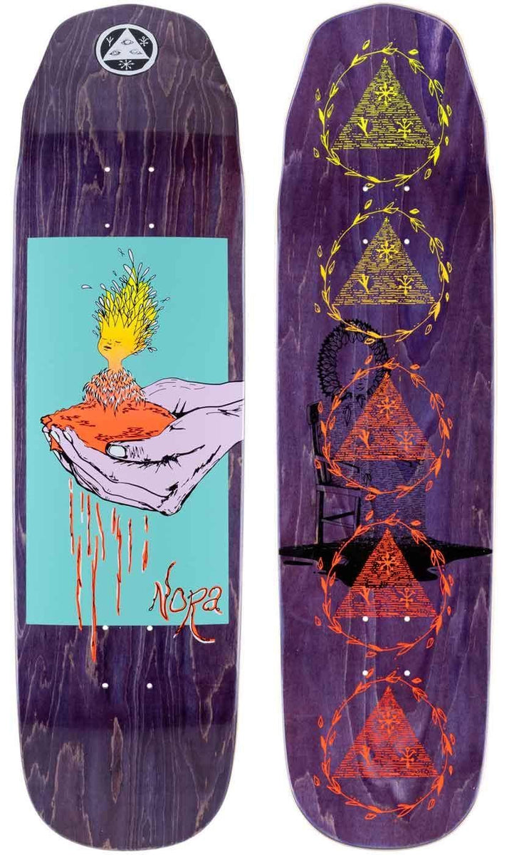 Welcome Nora Soil On Wicked Queen 8.6 Deck Purple – Freedom Skateshop